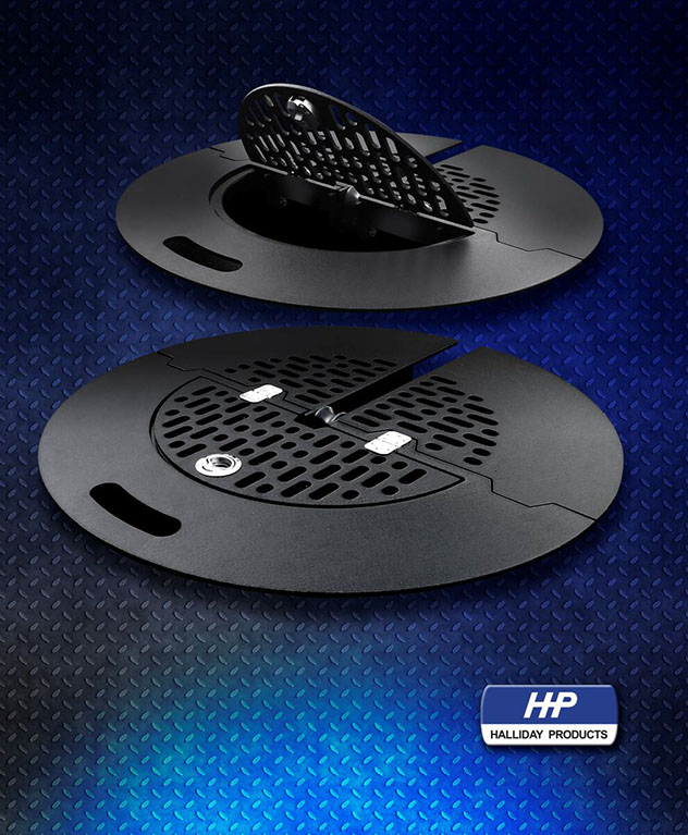 Mass Products Safety Grates | Folding Manhole Cover | Portable Metal ...